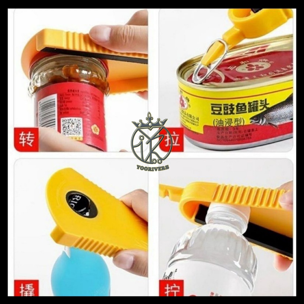 Jual Open Segel alat buka tutup botol kaleng serbaguna jar opener ...