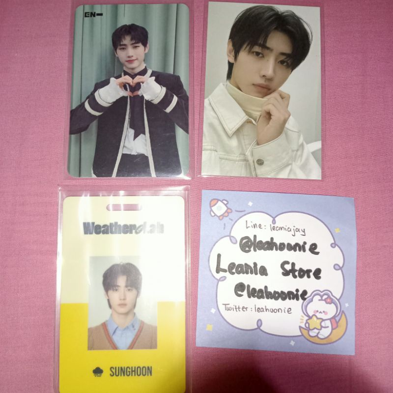 Jual ENHYPEN PHOTOCARD SUNGHOON ENNIV ENNIVERSARY WVJ SENKOU TUSWINK LD ...