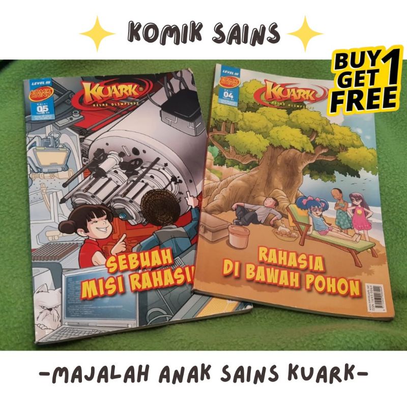 Jual BUY 1 GET 1 FREE Majalah Sains Kuark edisi 4 dan 5 | Shopee Indonesia