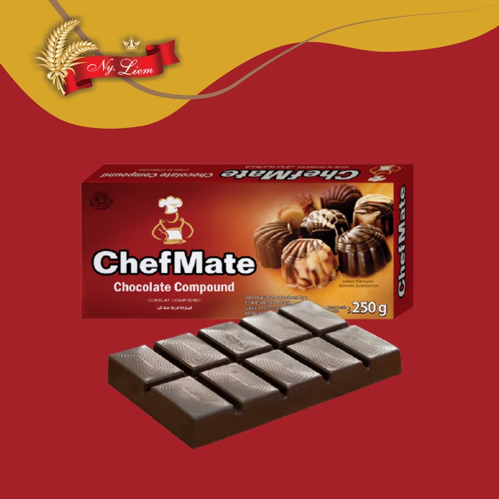 Jual CHEFMATE Dark Chocolate Compound 250 gr | Shopee Indonesia