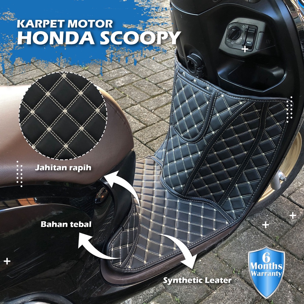 Jual Karpet Motor Honda Scoopy Tahun 2013-2025 Material Synthetic ...