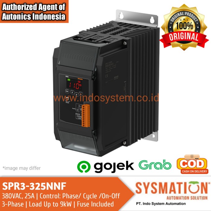 Jual SCR Power Controller 3-Phase 380VAC Autonics SPR3-325NNF Thyristor ...