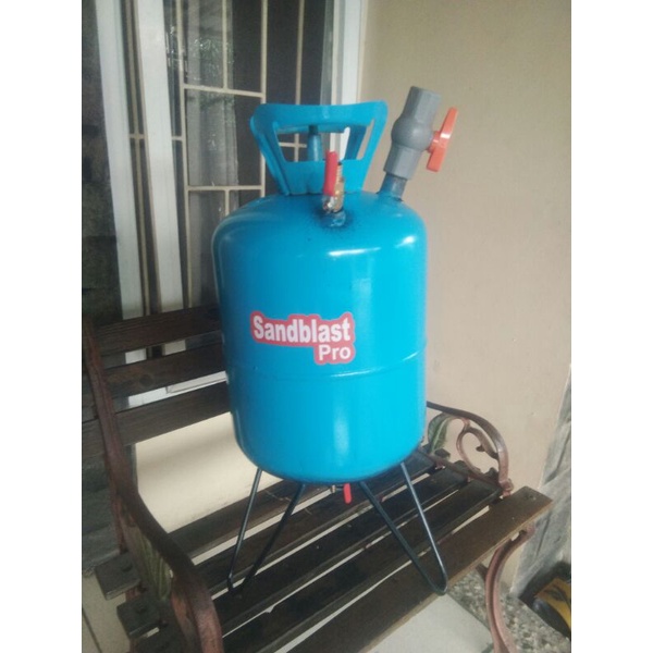 Jual TABUNG SANDBLAST satu set siap pakai..part saluran dan slang kran ...
