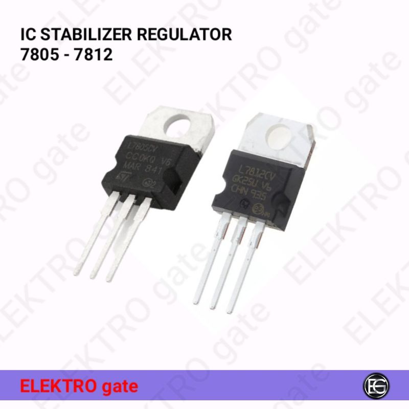 Jual IC REGULATOR LM7805 LM7812 L7805 L7812CV Voltage Regulator | Shopee Indonesia