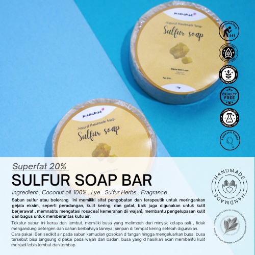 Jual Sabun Belerang sulfur soap bar untuk budug scabies & gatal2 sabun ...
