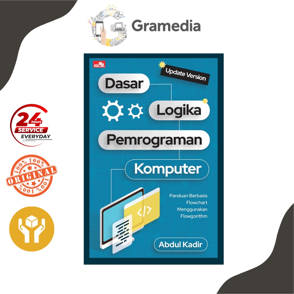 Jual Gramedia Mega - Dasar Logika Pemrograman Komputer (Update Version ...
