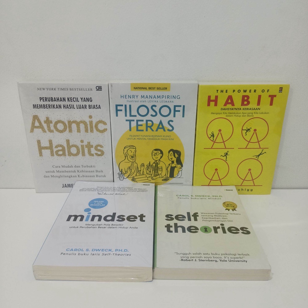 Jual Paket 5 Buku Mindset - Self Theories - The Power Of Habit ...