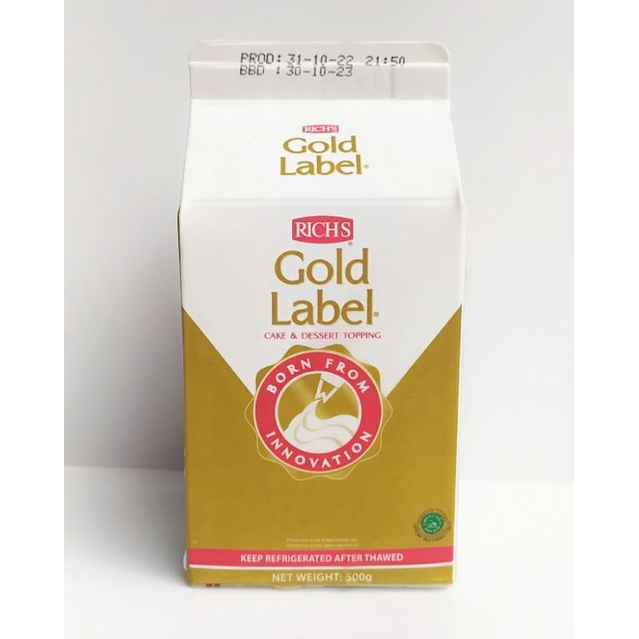 Jual RICH'S Gold Label Cake and Dessert Topping 500 gr (PROMO TUTUP ...