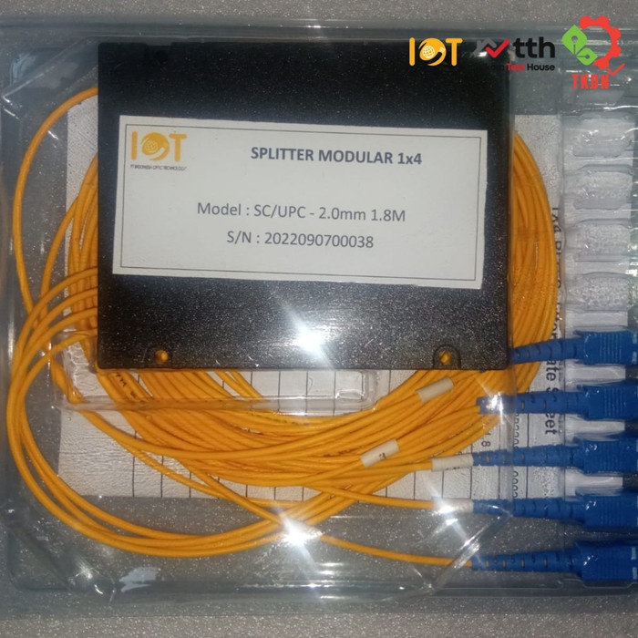 Jual Spliter IOT Splitter 1x4 PLC Modular 1:4 UPC APC | Shopee Indonesia