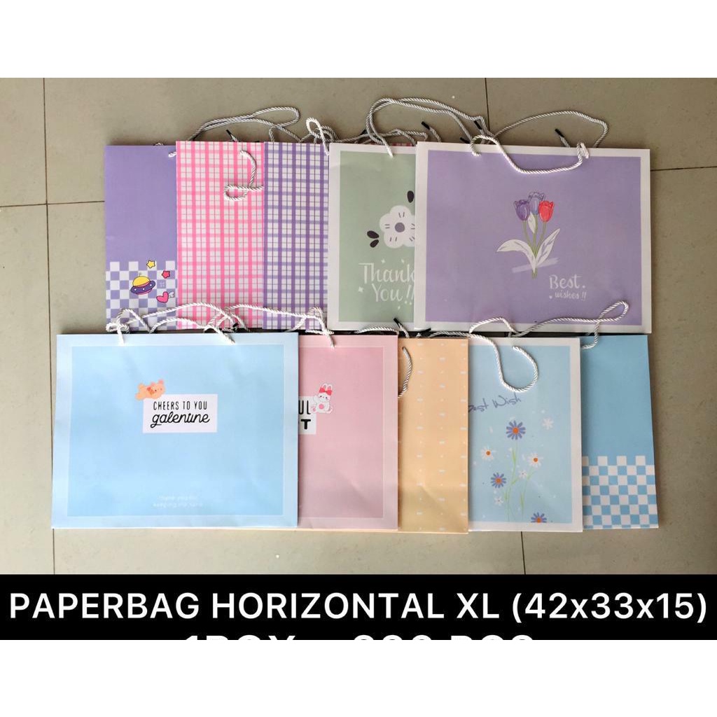 Jual PAPER BAG HORIZONTAL / TAS KADO KARTON PREMIUM DENGAN TALI NILON ...
