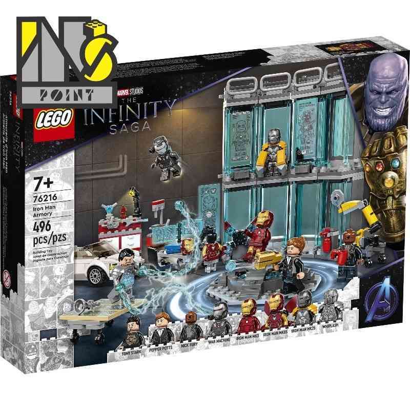 Jual LEGO 76216 - Super Heroes - Iron Man Armory | Shopee Indonesia