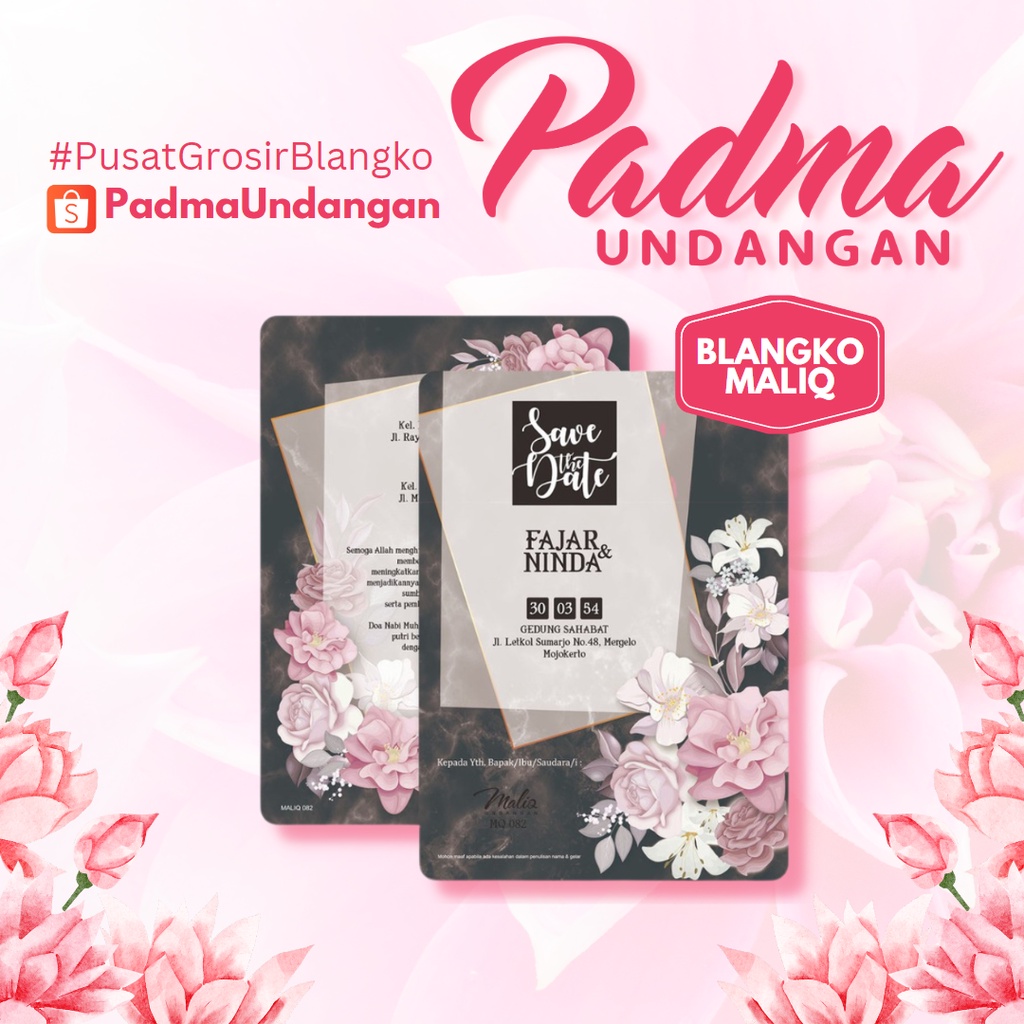 Jual Blangko Undangan Maliq 82 | Jual Pusat Grosir Blangko Kertas Kartu Undangan Kosong Nikah ...