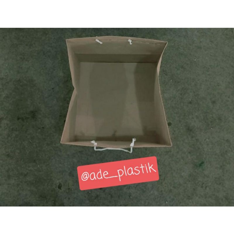 Jual Paper Bag Kotak Nasi 22x22 / Paper Bag Nasi Box / Kantong Kertas ...
