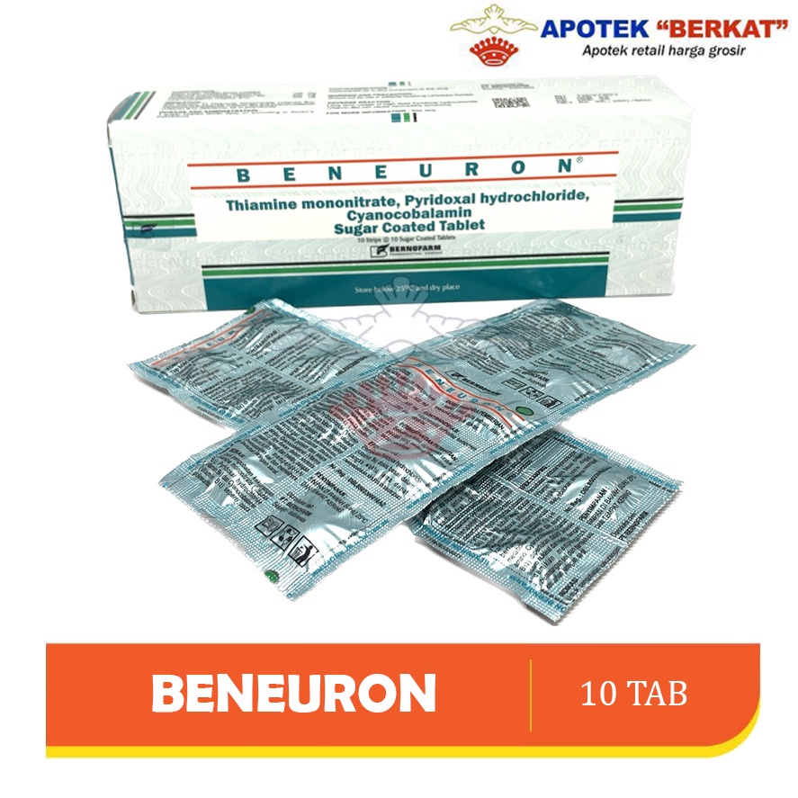 Jual BENEURON TAB (1 strip isi 10 tablet) / VITAMIN B | Shopee Indonesia