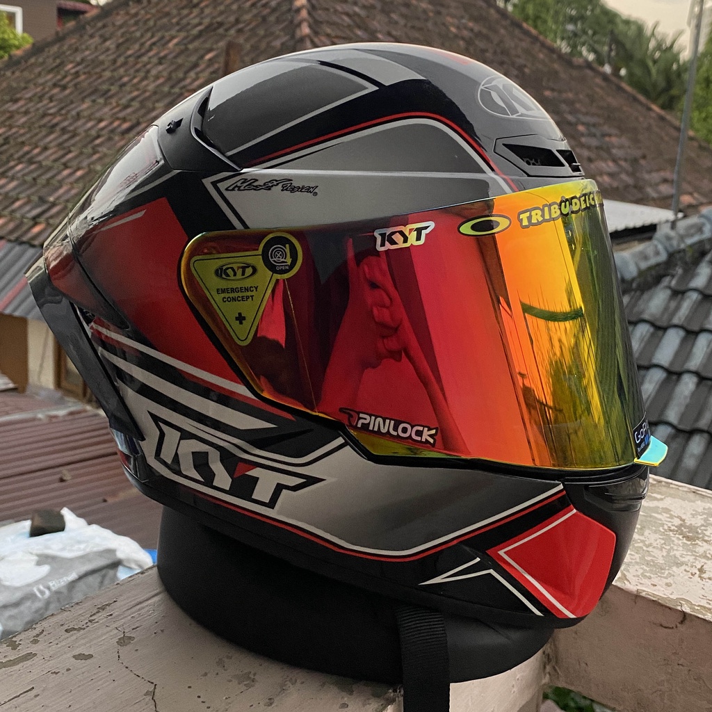 Jual HELM KYT TT COURSE TOURIST RED PAKET GANTENG TERBARU | Shopee Indonesia