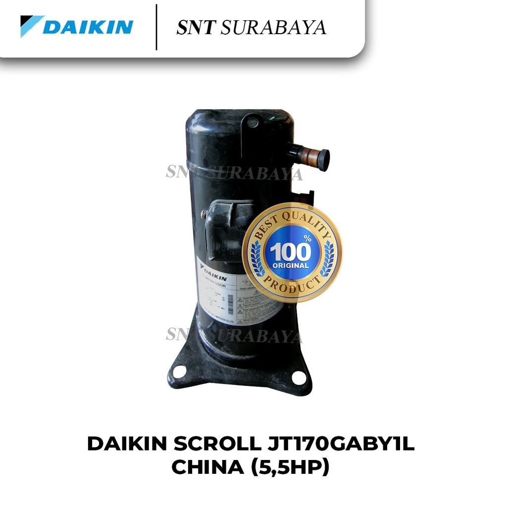 Jual KOMPRESOR AC 5,5PK DAIKIN R22 -DAIKIN JT170, COMP AC MERK DAIKIN 5 ...