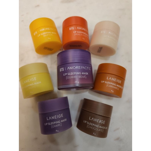 Jual [FULLSIZE & MINI Free Mini Spatula] Laneige Lip Sleeping Mask ...