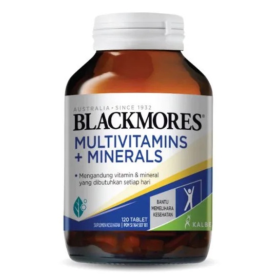 Jual BLACKMORES MULTIVITAMIN & MINERALS ISI 120 TABLET | Shopee Indonesia