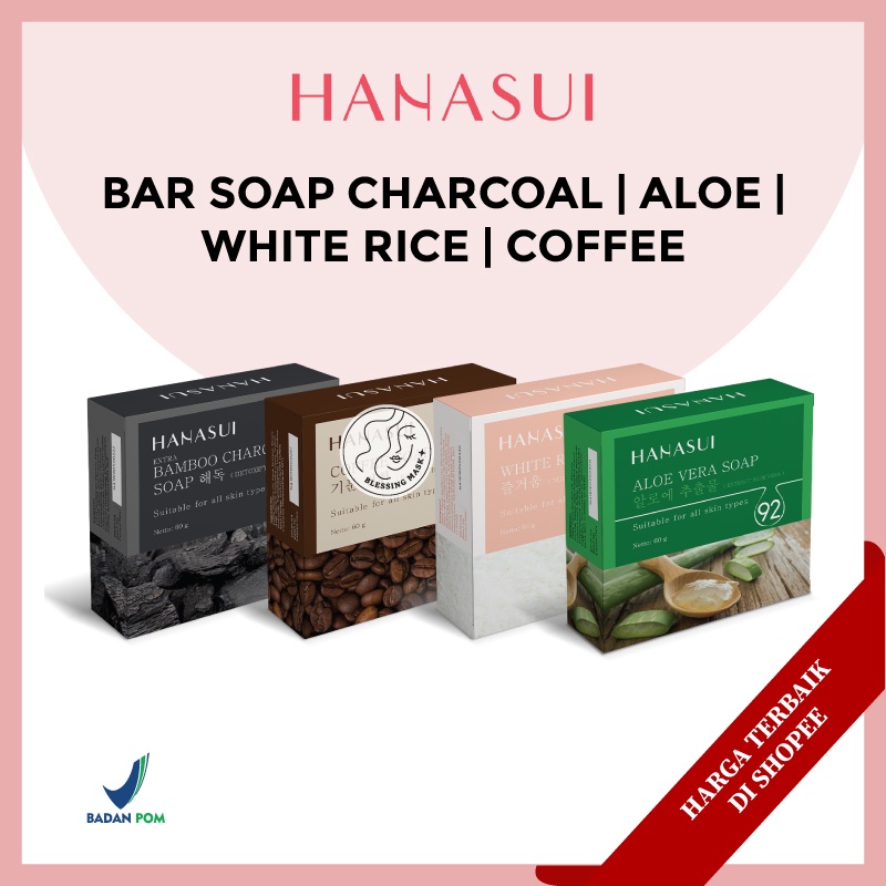 Jual Hanasui Soap Bar | Sabun Batang | Bamboo Charcoal Coffee ...
