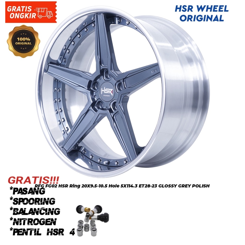Jual Velg Original Hsr Wheel RFG mobil Mzda RX8, Subaru Impreza New ...