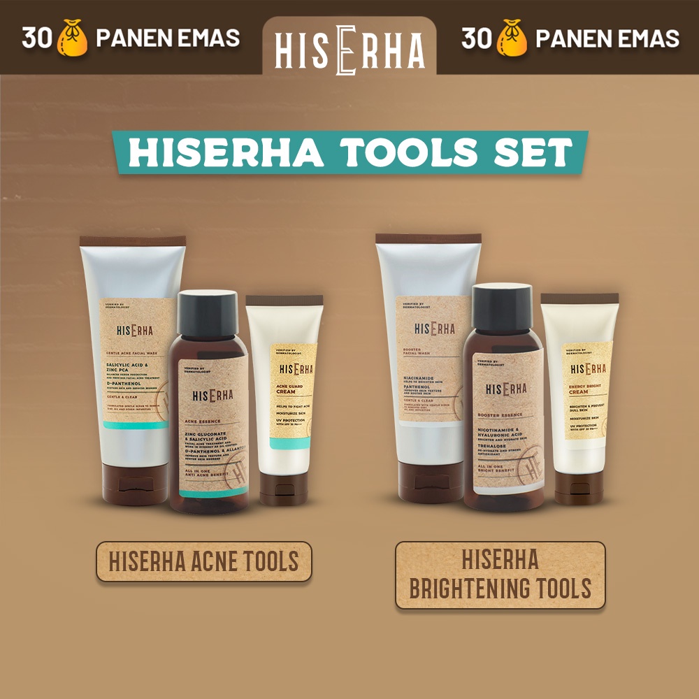 Jual HIS ERHA Mantools Set - Rangkaian untuk Kulit Berjerawat | Shopee ...