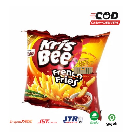 Jual ( BERKAH ) KRIS BEE French Fries Kentang Goreng 9gr Renceng Snack ...