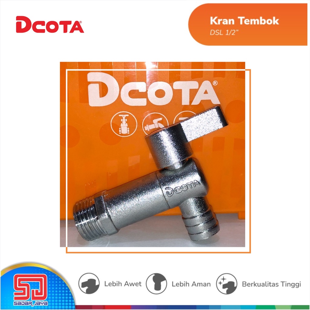 Jual DCOTA DSL Kran Taman Metal Keran Tembok Murah Garden Tap 1/2" 3/4" Setengah Tigaperempat ...