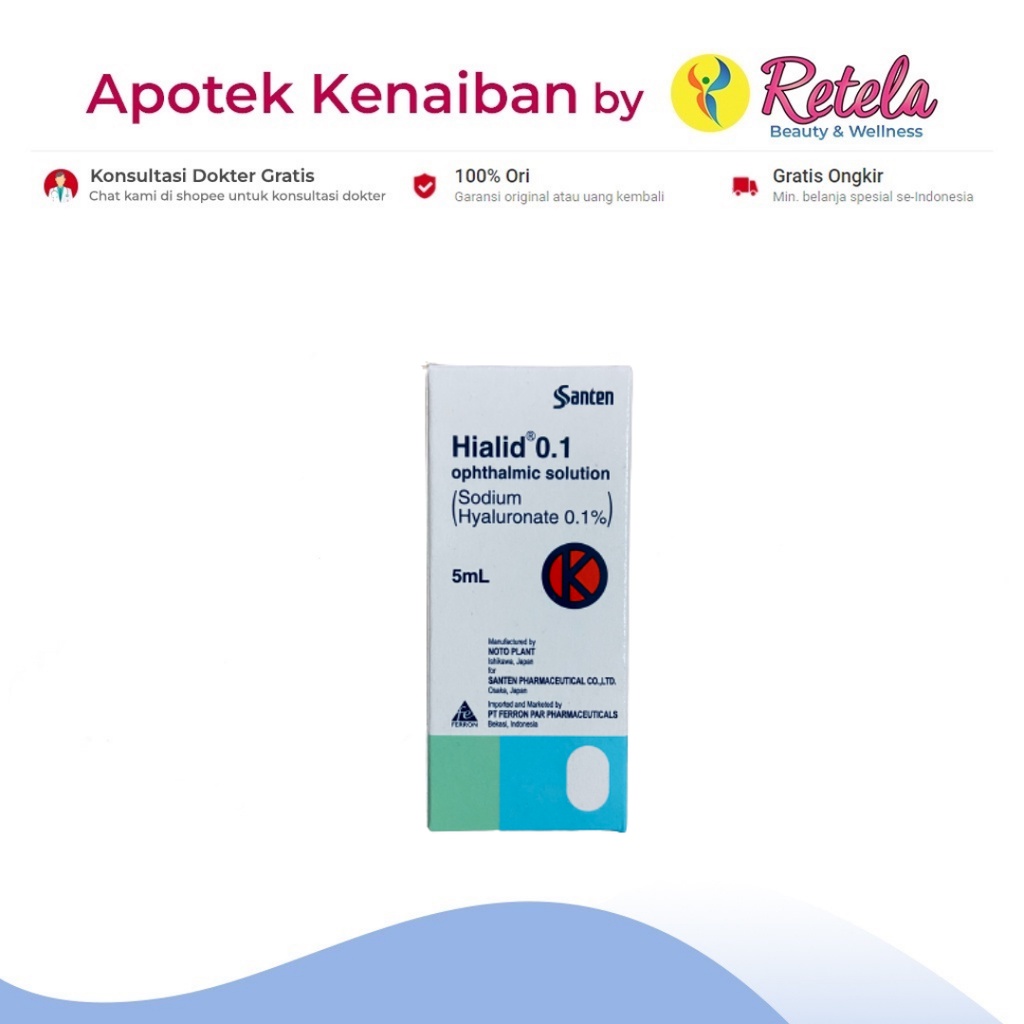 Jual HIALID 0.1% EYE DROPS 1 BOTOL 5 ML | Shopee Indonesia