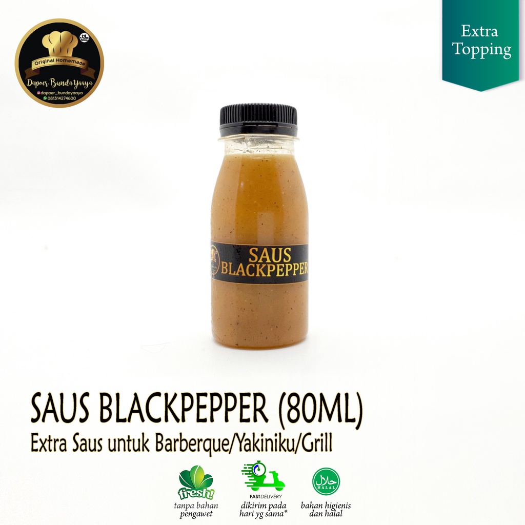 Jual Saus Blackpepper Grill 80 ml (Halal Food) | Shopee Indonesia