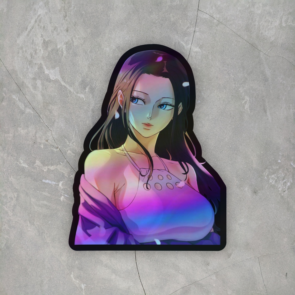 Jual Sticker Anime Hologram Nico Robin One piece ukuran 7 cm | Shopee ...