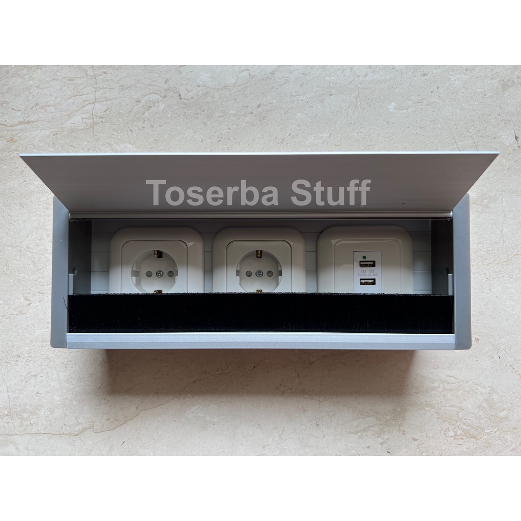 Jual STOPKONTAK MEJA PANASONIC SIAP PASANG ISI 2 DUA POWER ARDE 2 DUA ...