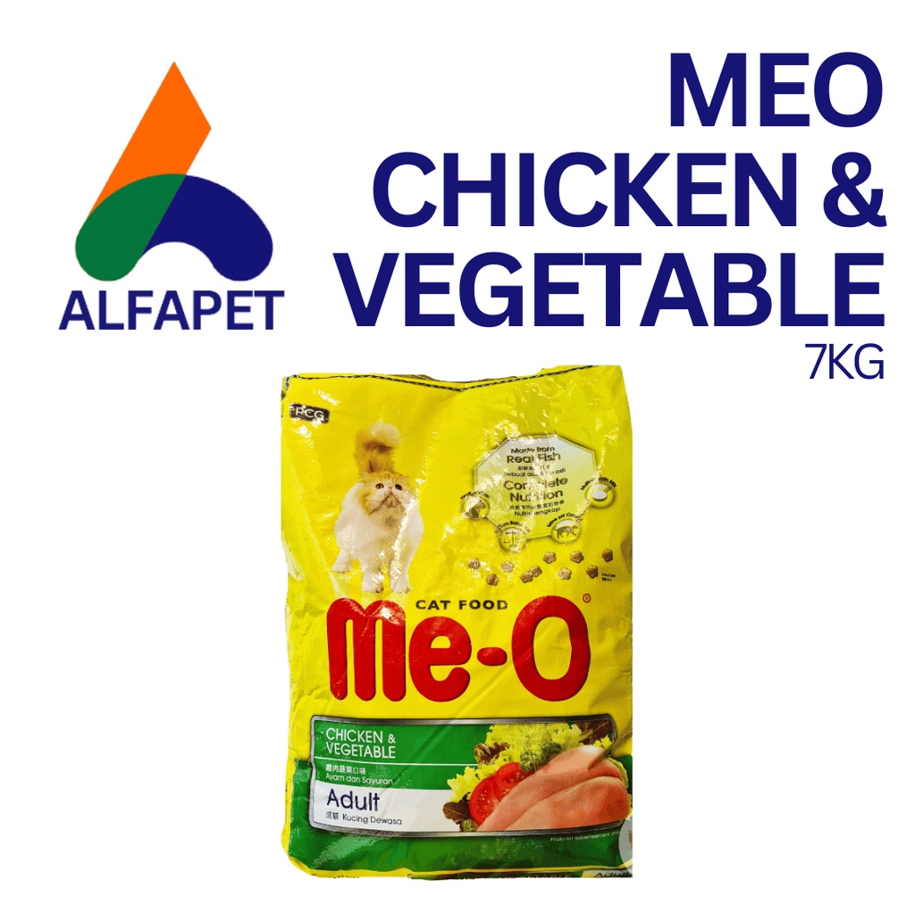 Jual Meo chicken vegetable 7kg makanan kucing me-o | Shopee Indonesia