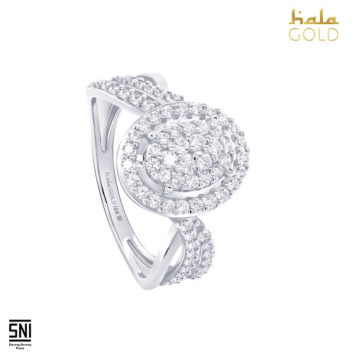 Jual Hala Gold Ladies Ring / Cincin White | Shopee Indonesia