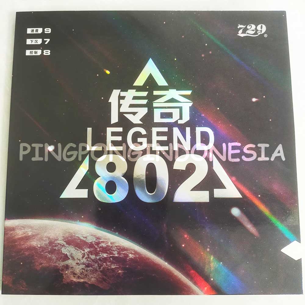 Jual 729 Legend 802 - Karet Bet Pingpong Short Pips-out Bintik Pendek ...
