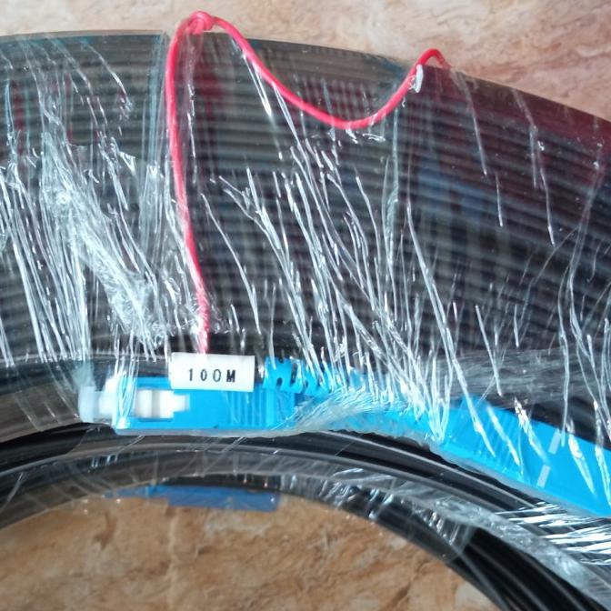 Jual Kabel Fiber Optik Precon 100 Meter 1 Core 1 Seling SC UPC-UPC ...