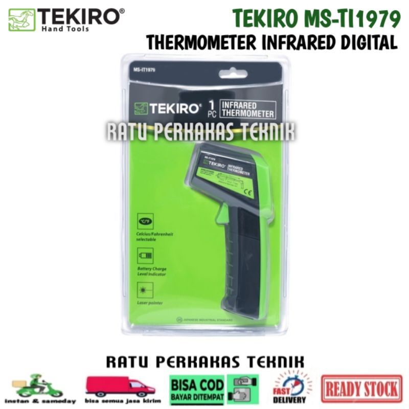 Jual Tekiro Thermometer Infrared Original MS-IT1979 Pengukur Suhu ...