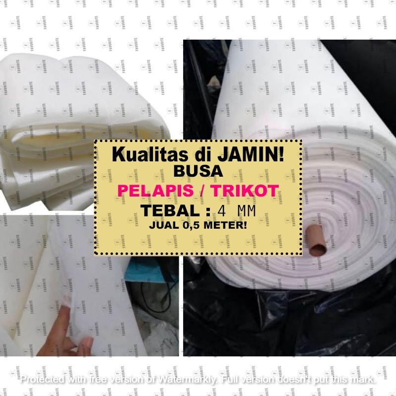 Jual busa pelapis lapis / furangin tricot laminating busa angin lebar ...