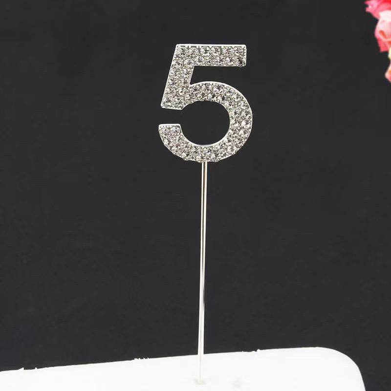 Jual CAKE TOPPER UCAPAN HAPPY BIRTHDAY DIAMOND DAN ANGKA 0-9 BAHAN BESI ...