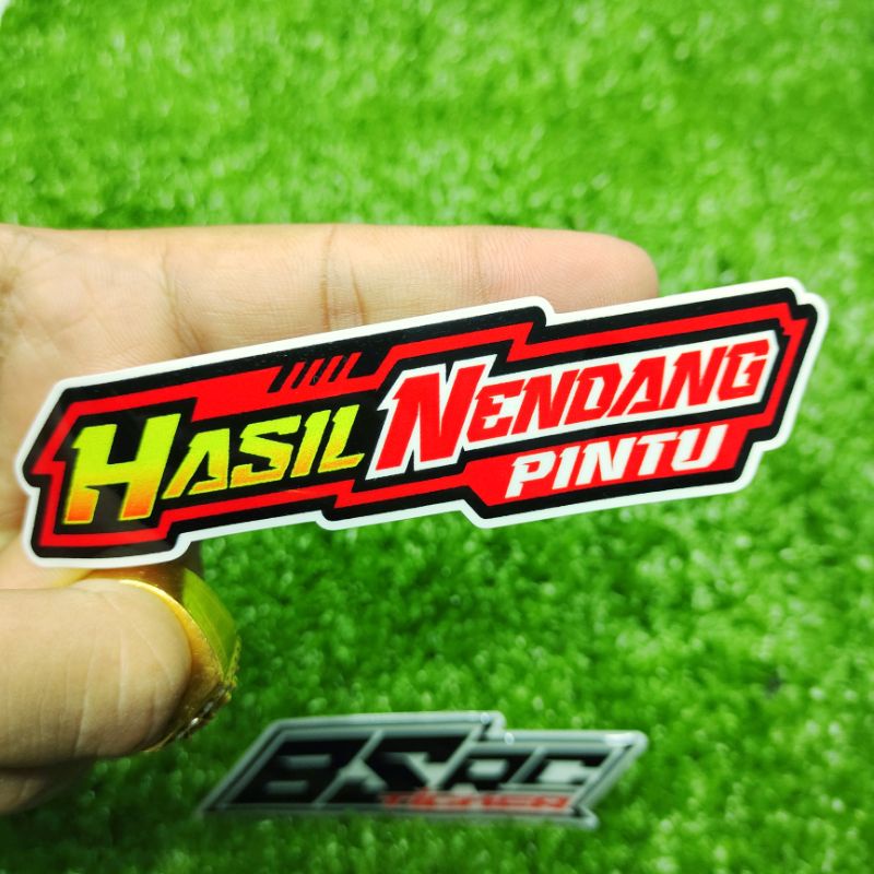 Jual sticker hasil nendang pintu | Shopee Indonesia