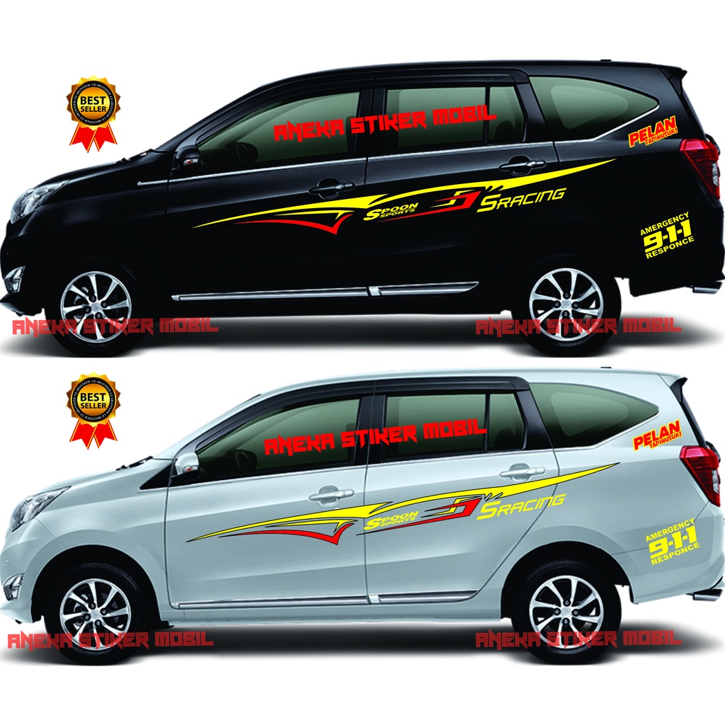 Jual Stiker Mobil Sigra Cutting Stiker Mobil Daihatsu Sigra Striping ...