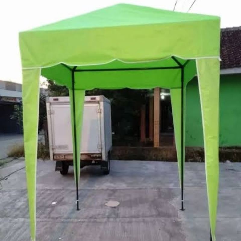 Jual tenda cafe 1.5x1.5 stand peneduh jualan gazebo bazar dagang pkl ...
