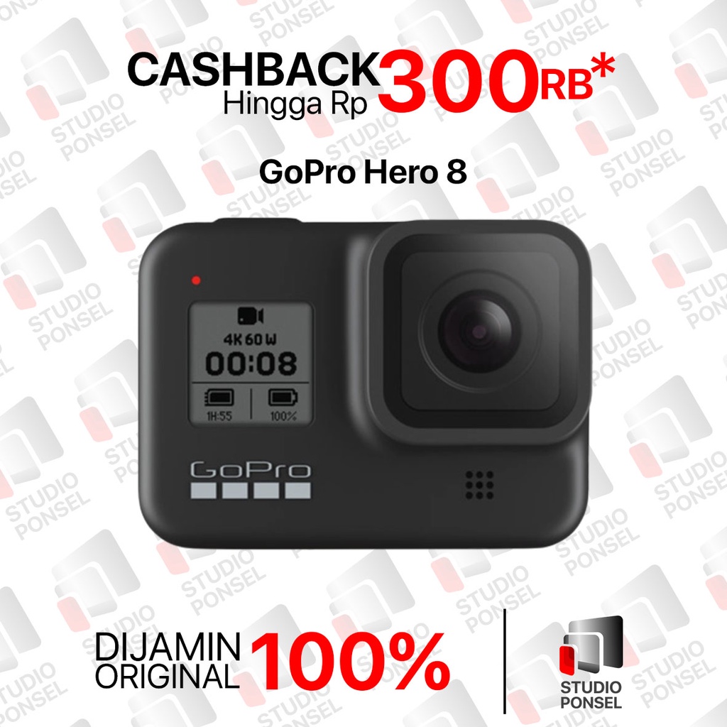 Jual GoPro Hero 8 / Go Pro Hero 8 / Hero8 Black Action Camera Garansi ...