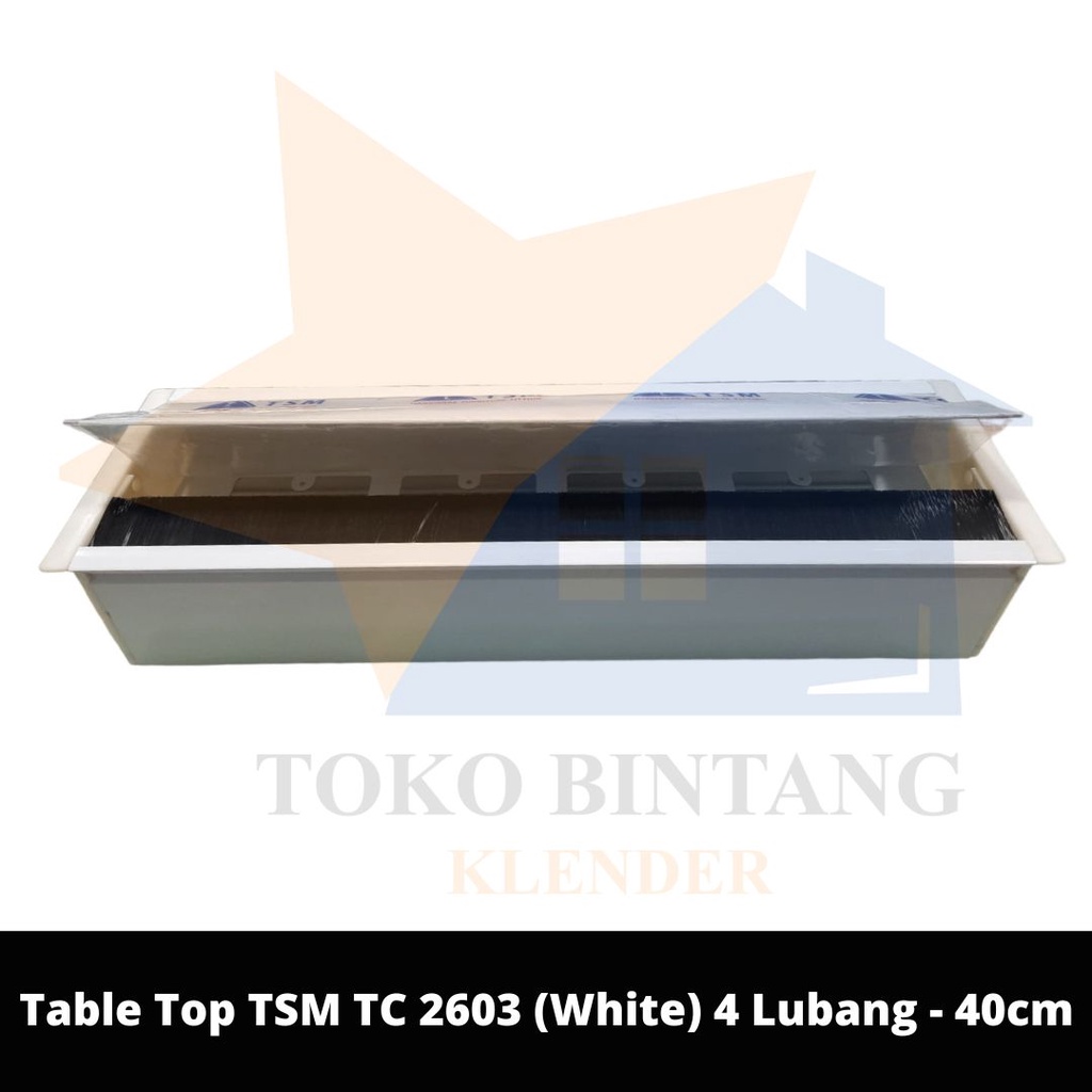 Jual Table Top TSM TC 2603 (White) 4 Lubang - 40cm (pcs) | Shopee Indonesia