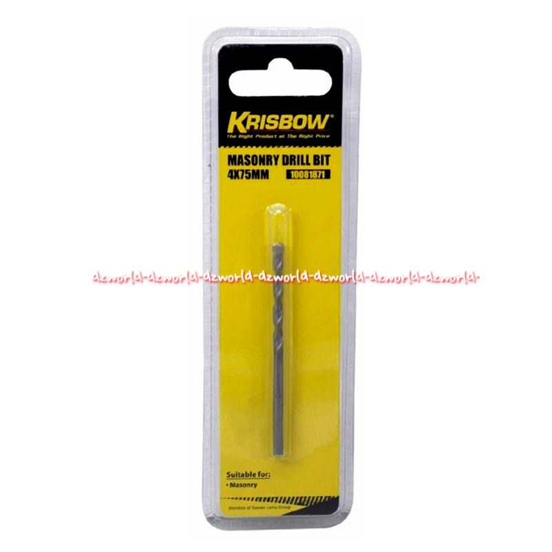 Jual Krisbow Masondry Drill Bit 4mm Refill Isi Ulang Pengganti Mata Bor ...
