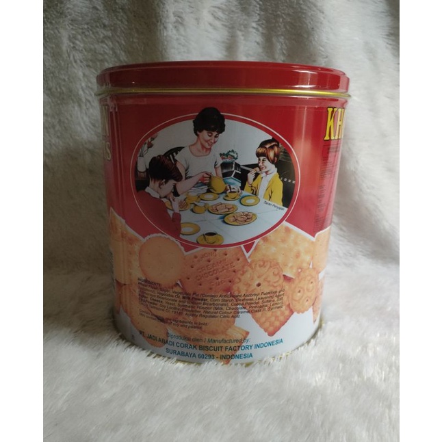Jual Khong Guan Biscuit/Biskuit Aneka Rasa Kaleng Bulat 650 gr | Shopee ...