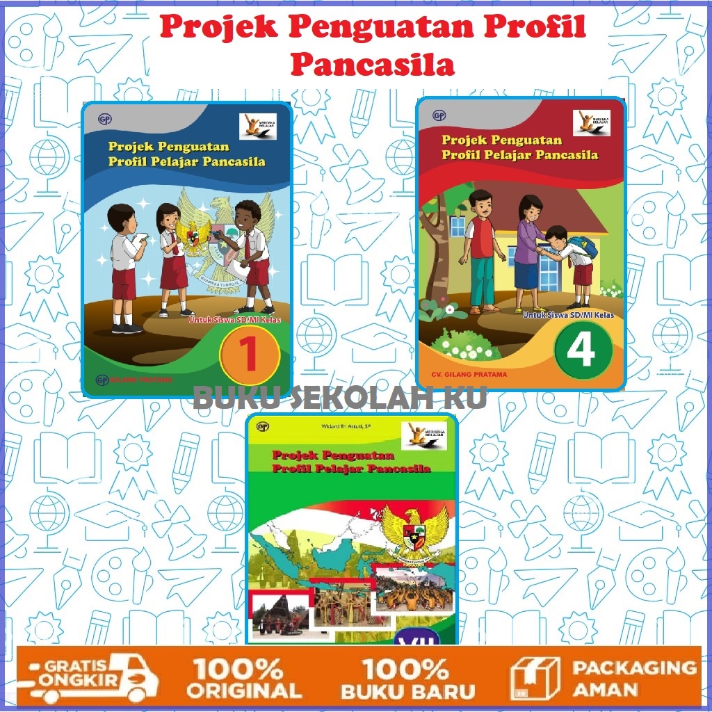 Jual BUKU P5 SD / SMP - PROJEK PENGUATAN PROFIL PELAJAR PANCASILA SD / SMP KURIKULUM MERDEKA ...