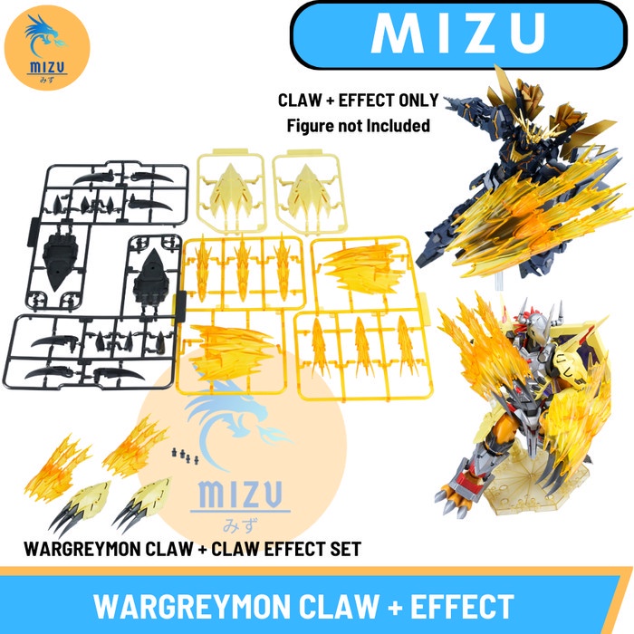 Jual Accessories Wargreymon Claw Effect Figure Rise Standard Amplified ...