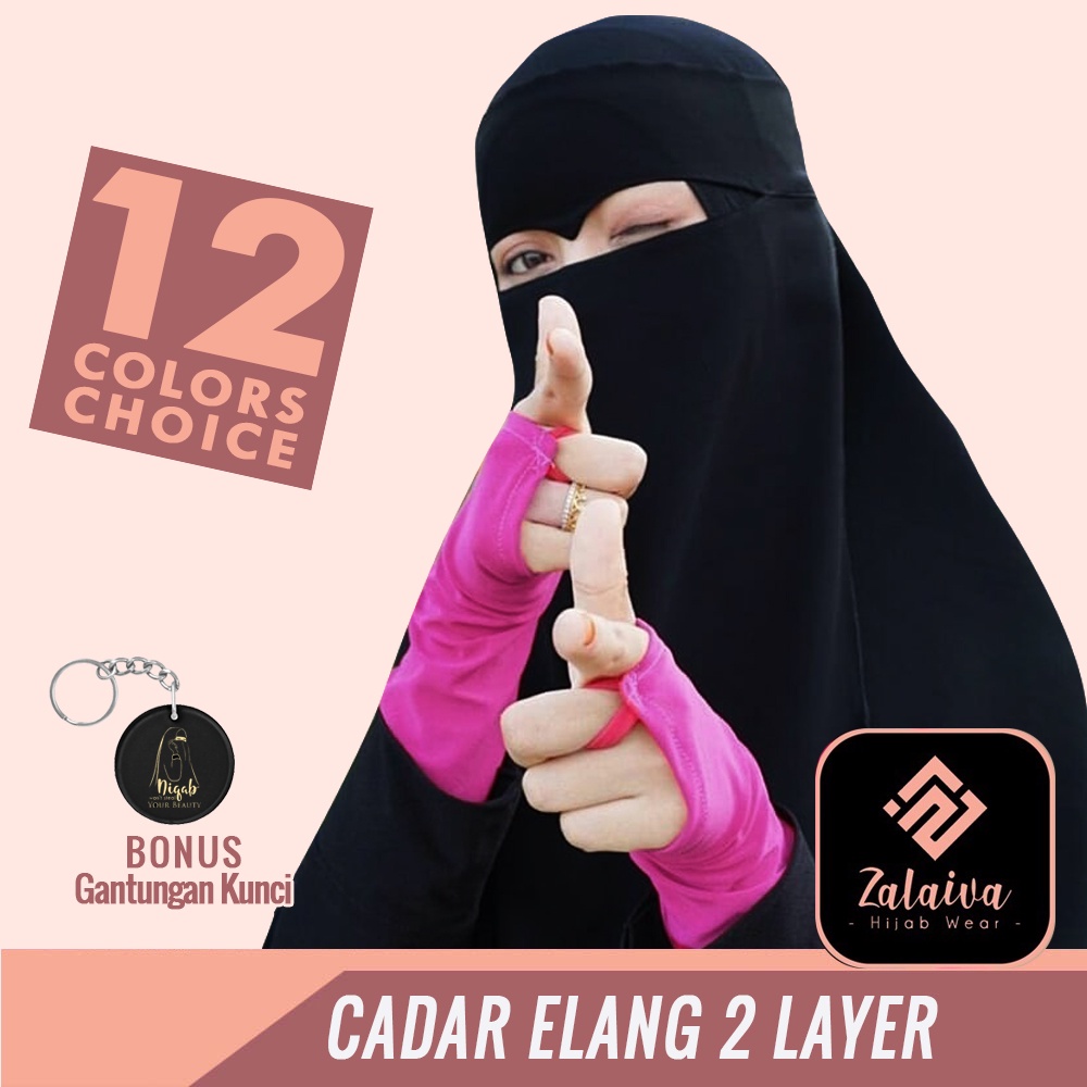 Jual Cadar Niqab Mata Elang 2 Layer V-Shape Tanpa Jahitan Bawah Mata Cat Eye Niqob Eyes | Shopee ...