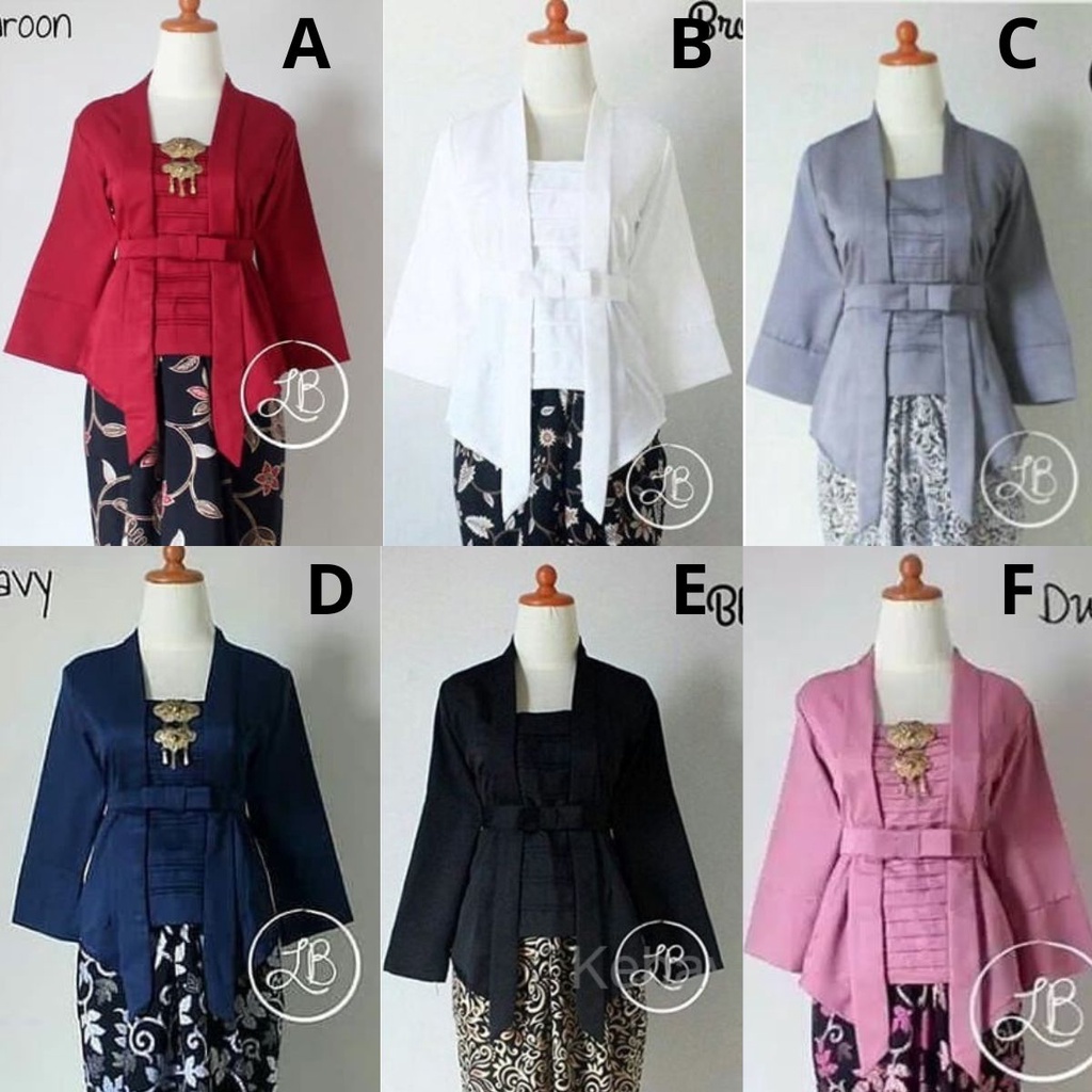 Jual Atasan Kebaya Kutubaru Baloteli Modern Kebaya Wisuda Dan Aneka ...