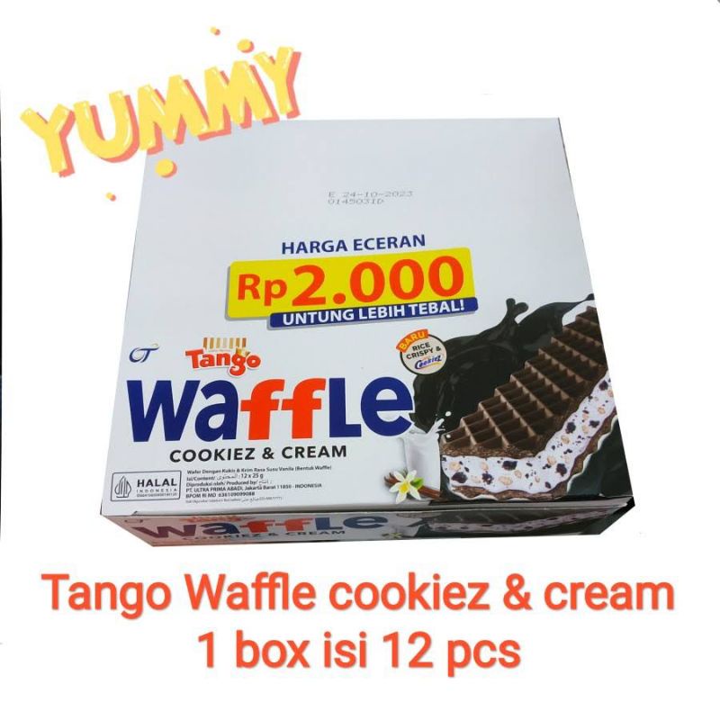 Jual Waffle Cookies And Cream| Tango Waffle| Tango Waffle Cookies and ...